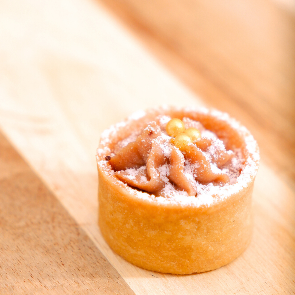 Mini Chestnut Tart (v) - La Casa Catering