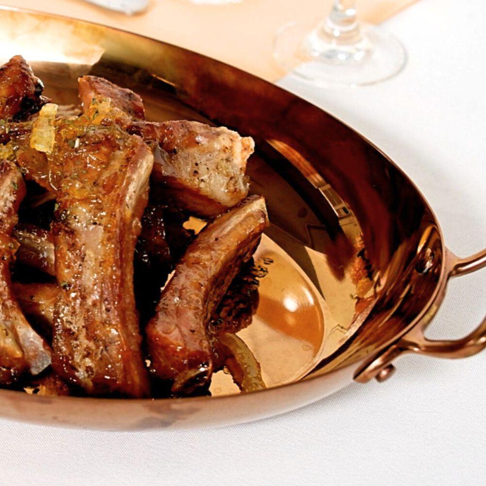 Spanish Baby Ribs with Peach & Yuzu Glaze - La Casa Catering